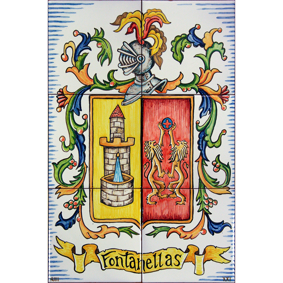 Mural de ceràmica amb escut heràldic - Art de la terra - artdelaterra ...
